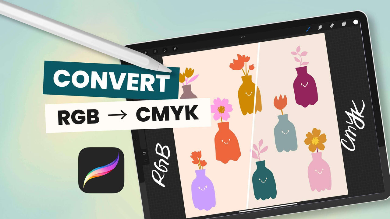 How to Convert RGB to CMYK in Procreate (and what NO ONE tells you abo
