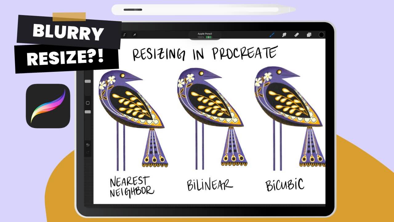 How to Resize in Procreate Without Getting Blurry