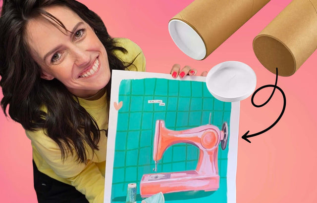 How to Flatten a Rolled Art Print or Poster