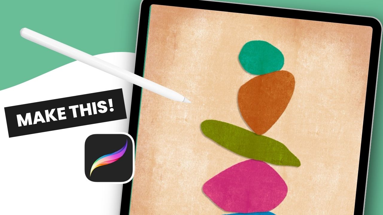 How To Create a Papercut Style Collage in Procreate