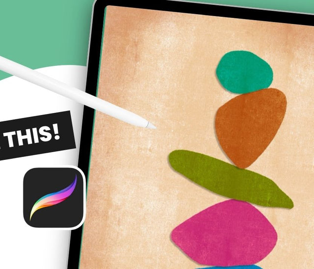 How To Create a Papercut Style Collage in Procreate