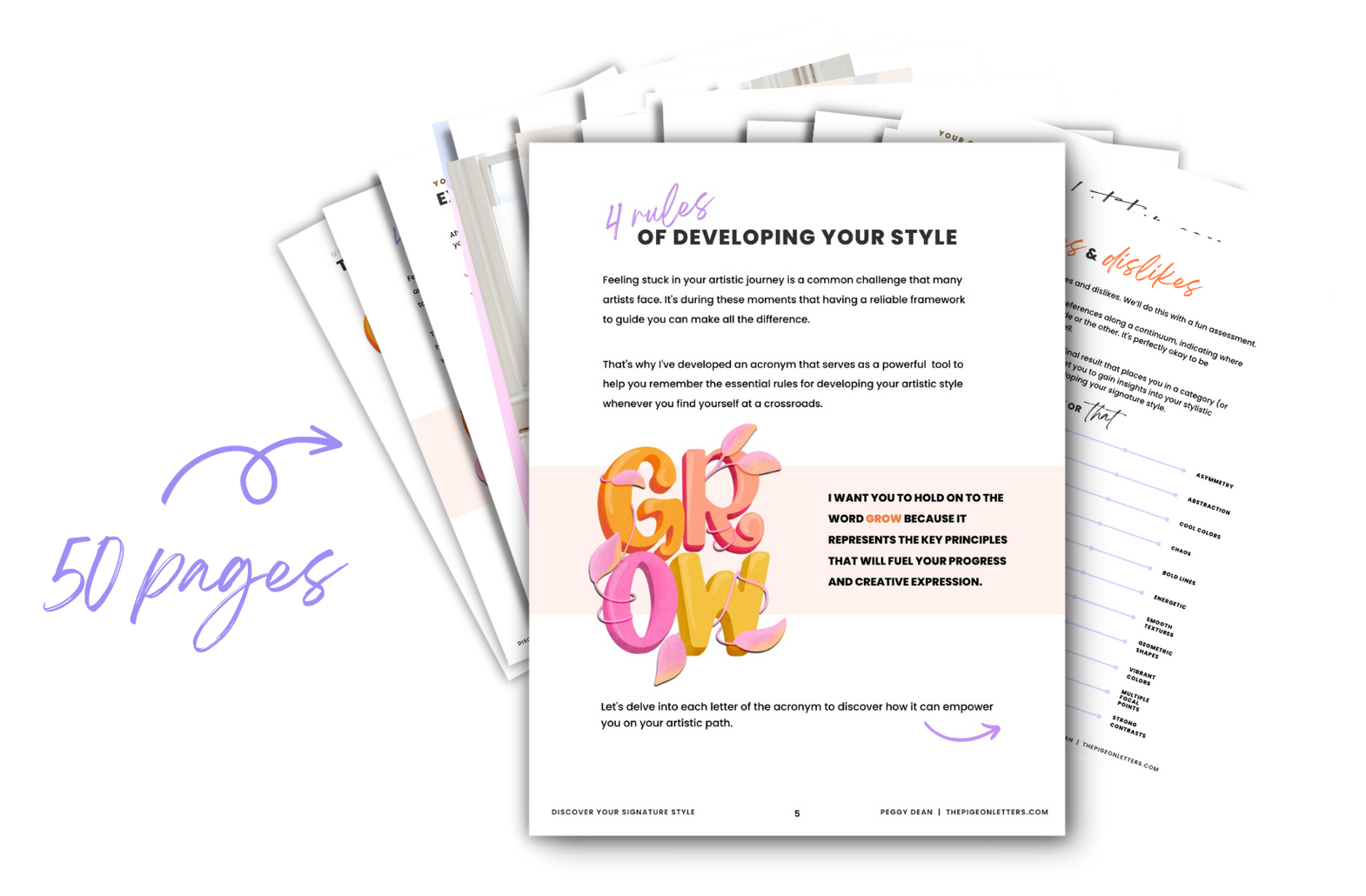 Develop Your Signature Style Guide - Workbook for Artists