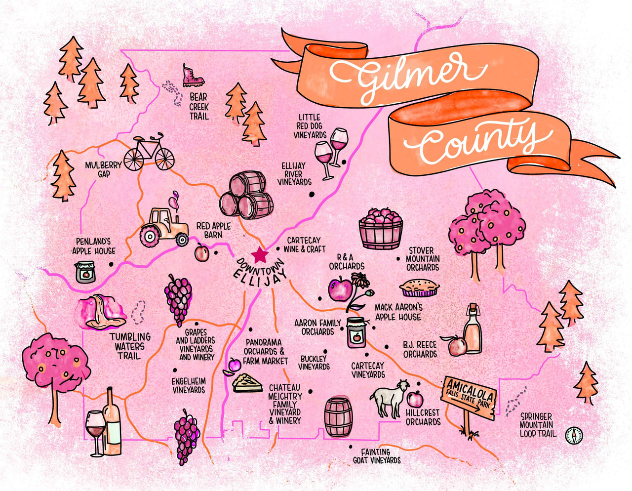 Illustrative Maps in Procreate - Watch the hands-on class now!