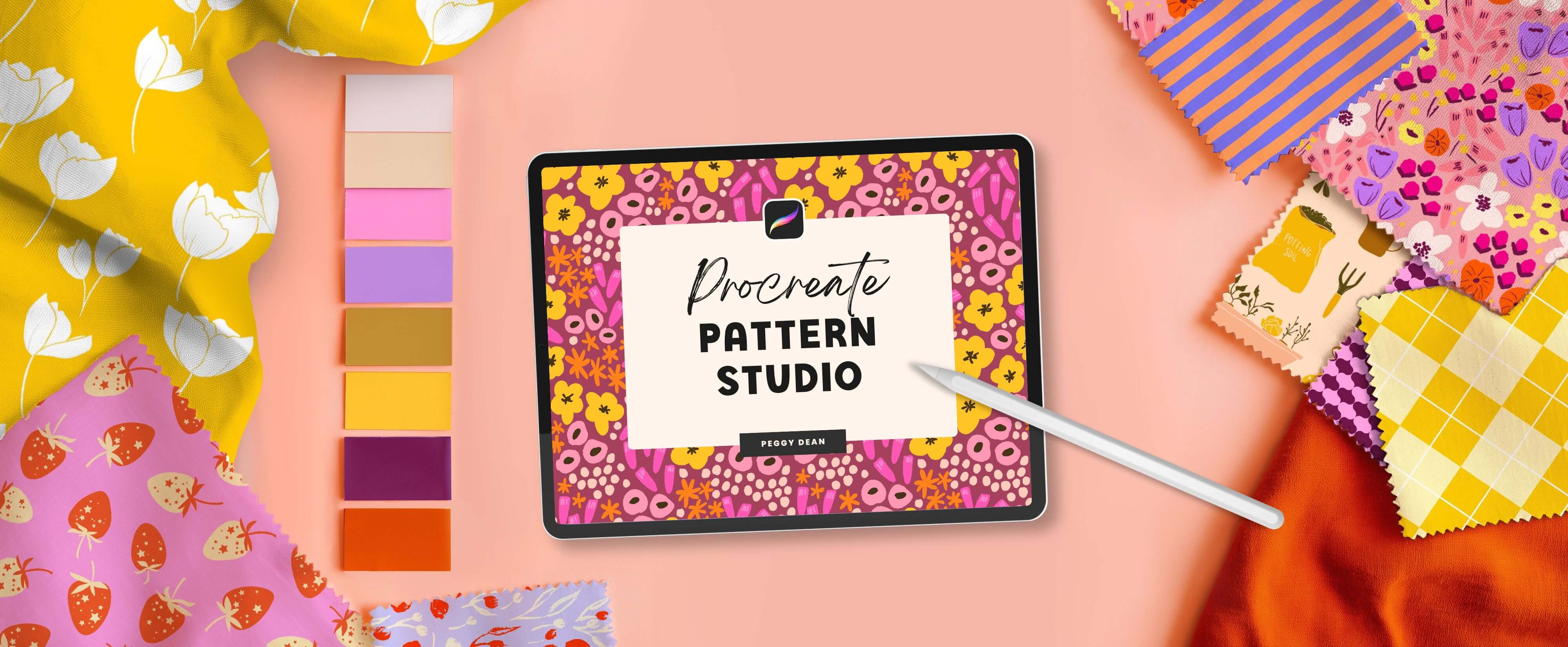 Procreate Pattern Studio | Easy Repeat Pattern Design in Procreate