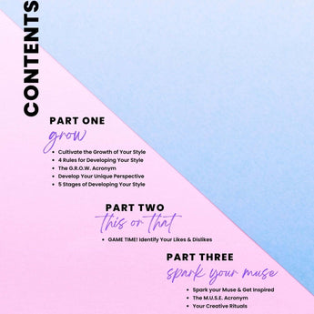 Signature Style Workbook for Discovering Your Artistic Voice