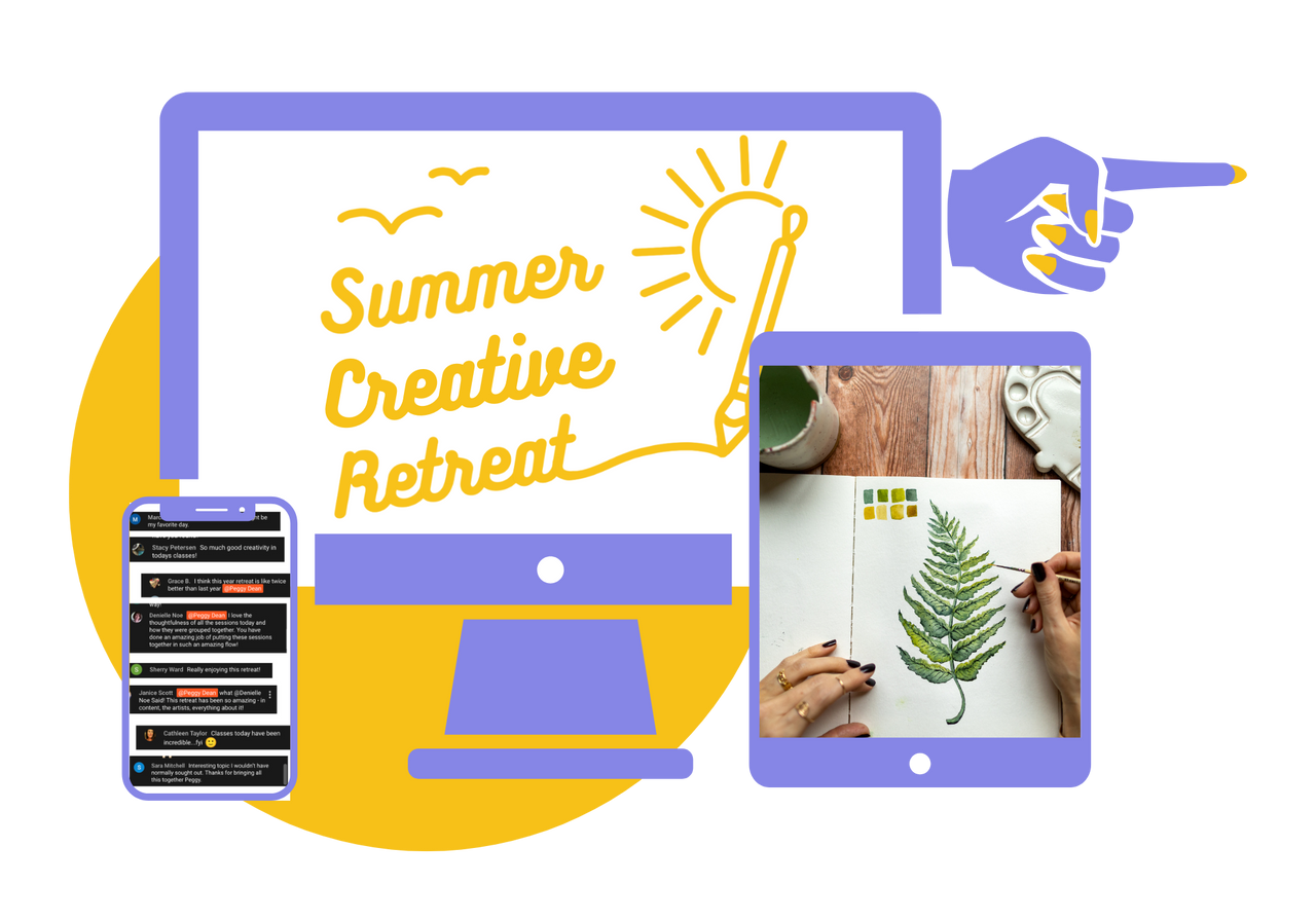 Summer Creative Retreat - Free Art Workshops