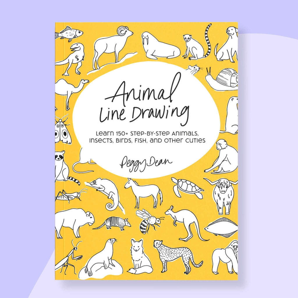 Animal Line Drawing by Peggy Dean